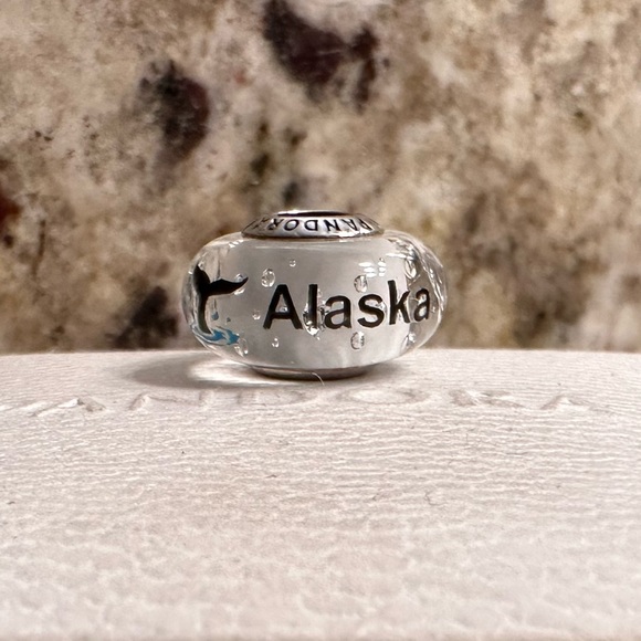 Pandora | Jewelry | Pandora Alaska Exclusive Whale Tail Murano Charm ...